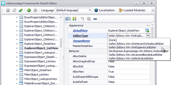Explorer List Editor