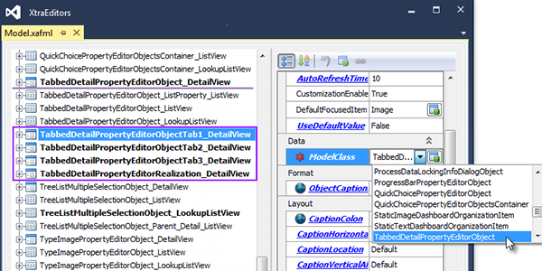 Tabbed Detail Property Editor